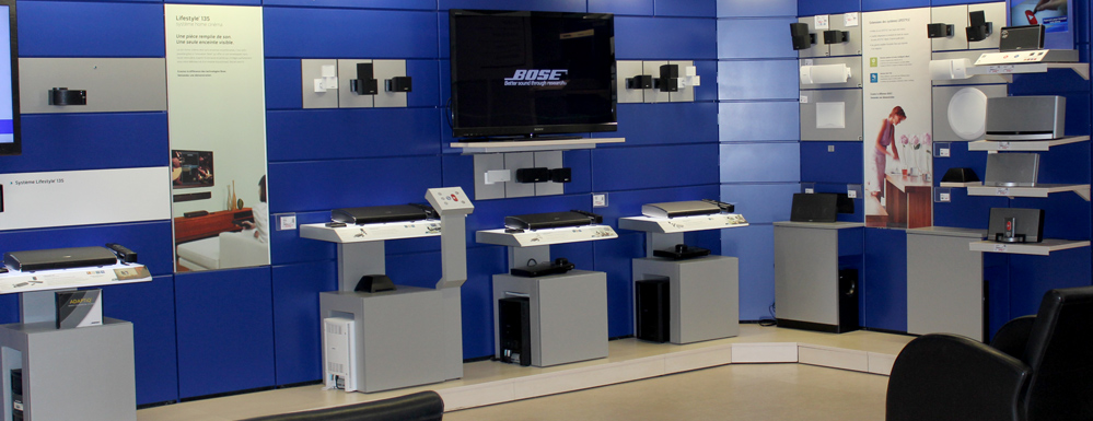 Bose en magasin