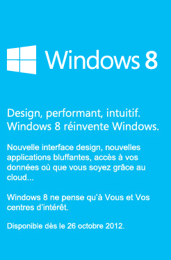 Découvrez Windows 8 Design, performant, intuitif.